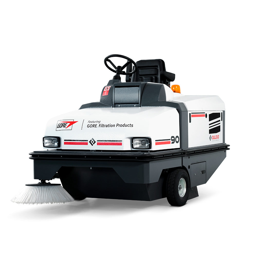 Dulevo 90 EH - Effektiv ride-on fejemaskine til industri - 9000 m²/h ...